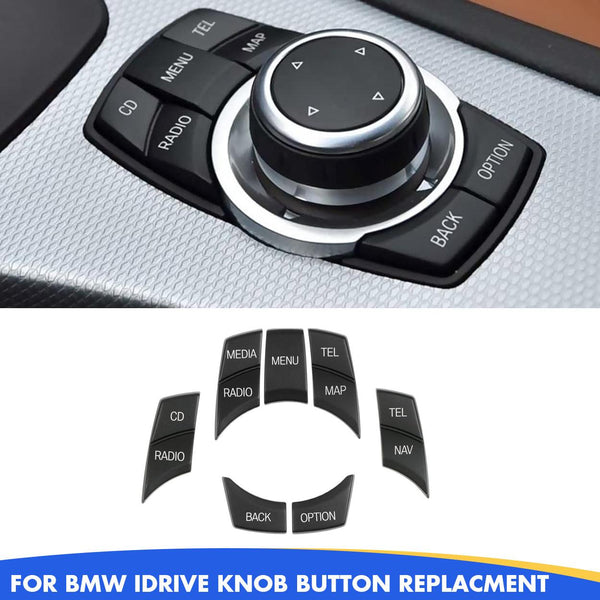 BMW iDrive Multimedia Control Button Replacement Kit (7PCS Set) – Comp ...